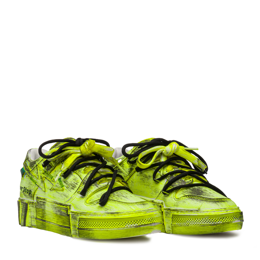 STRONG Acid Volt – Neon Yellow Sneakers Made in Italy – CRISTIANZEROTRE